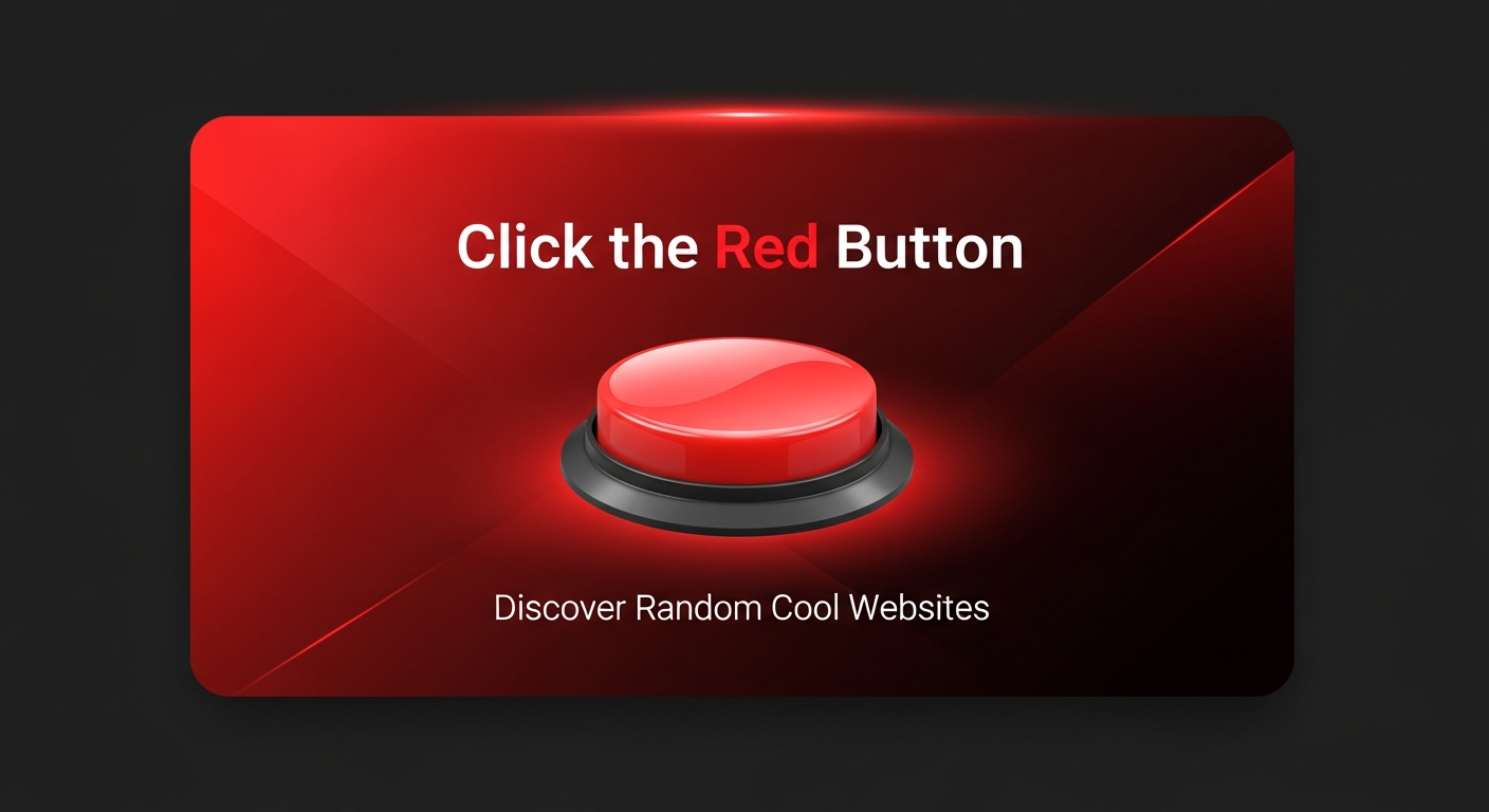 Click the Red Button - Discover Random Cool Websites